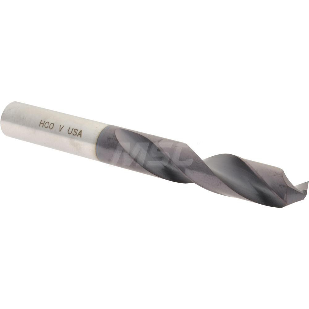 Hertel - Screw Machine Drill Bit: Letter V (0.3770) Dia, 135 deg ...
