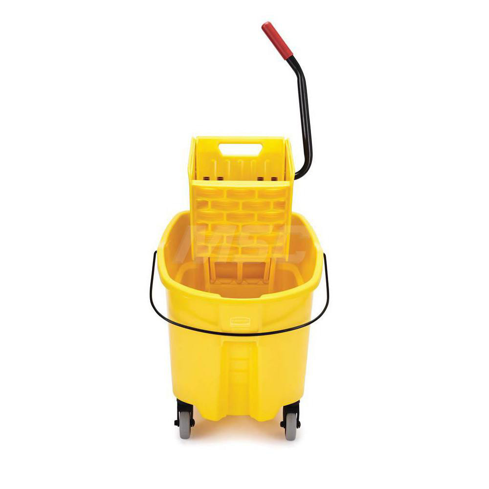 Rubbermaid - WaveBrake 35 Qt Side-Press Mop Bucket & Wringer Combo on ...