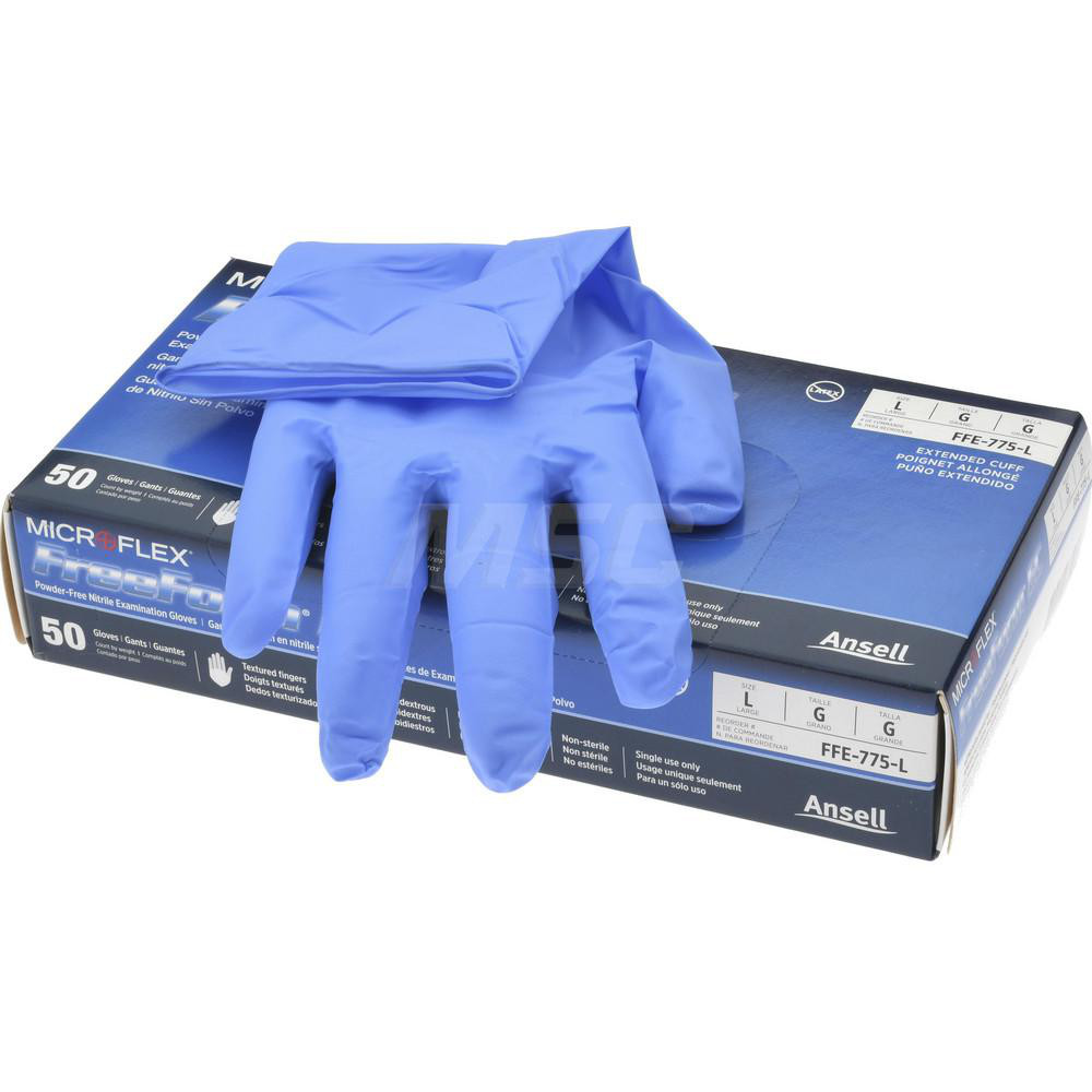 Ansell - Disposable Glove: Series Microflex FreeForm, Size Large, 4.7 ...