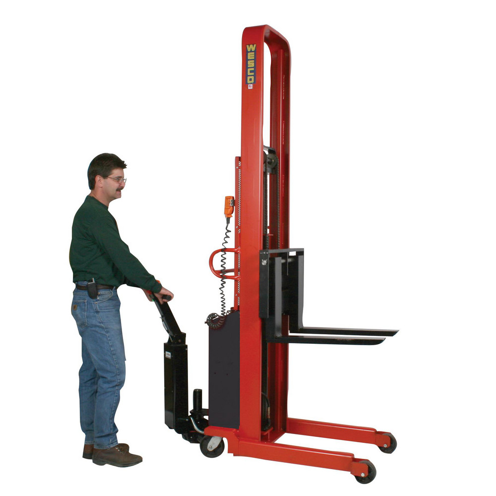 Wesco Industrial Products - 1,500 Lb Capacity, 64" Lift Height, Battery ...