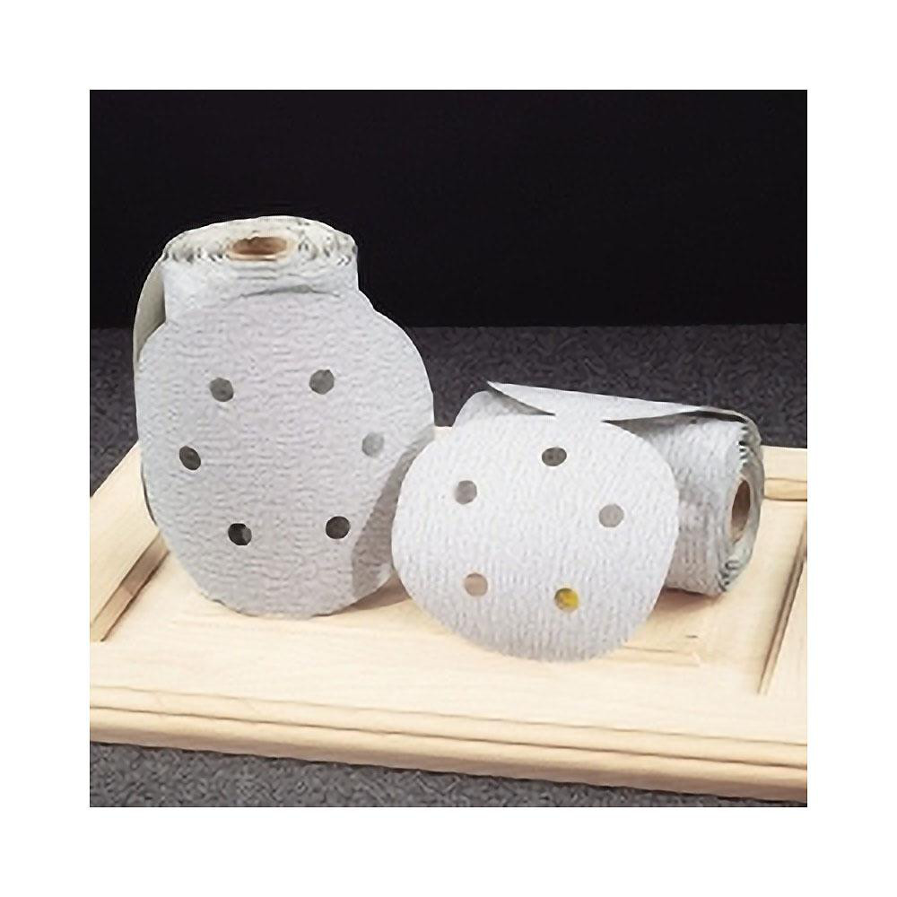 Value Collection - 6" Dia PSA Disc Roll: 120 Grit, Silicon Carbide ...