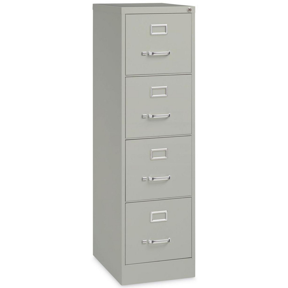 ALERA - Vertical File Cabinet: 4.000 Drawer, Steel, Gray | MSC Direct
