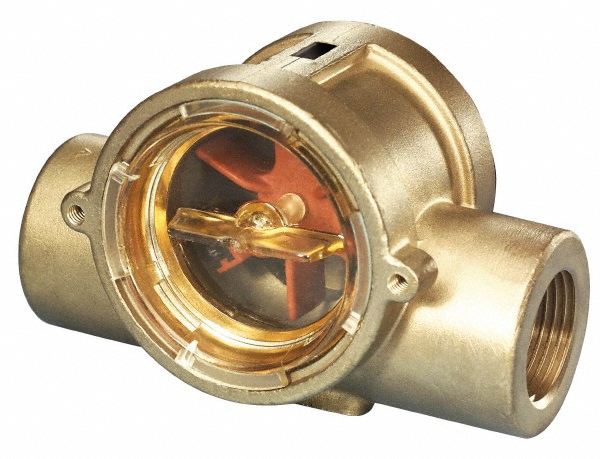 Gems Sensors - 200 psi, Brass Housing, Paddle Wheel Flow Sensor ...