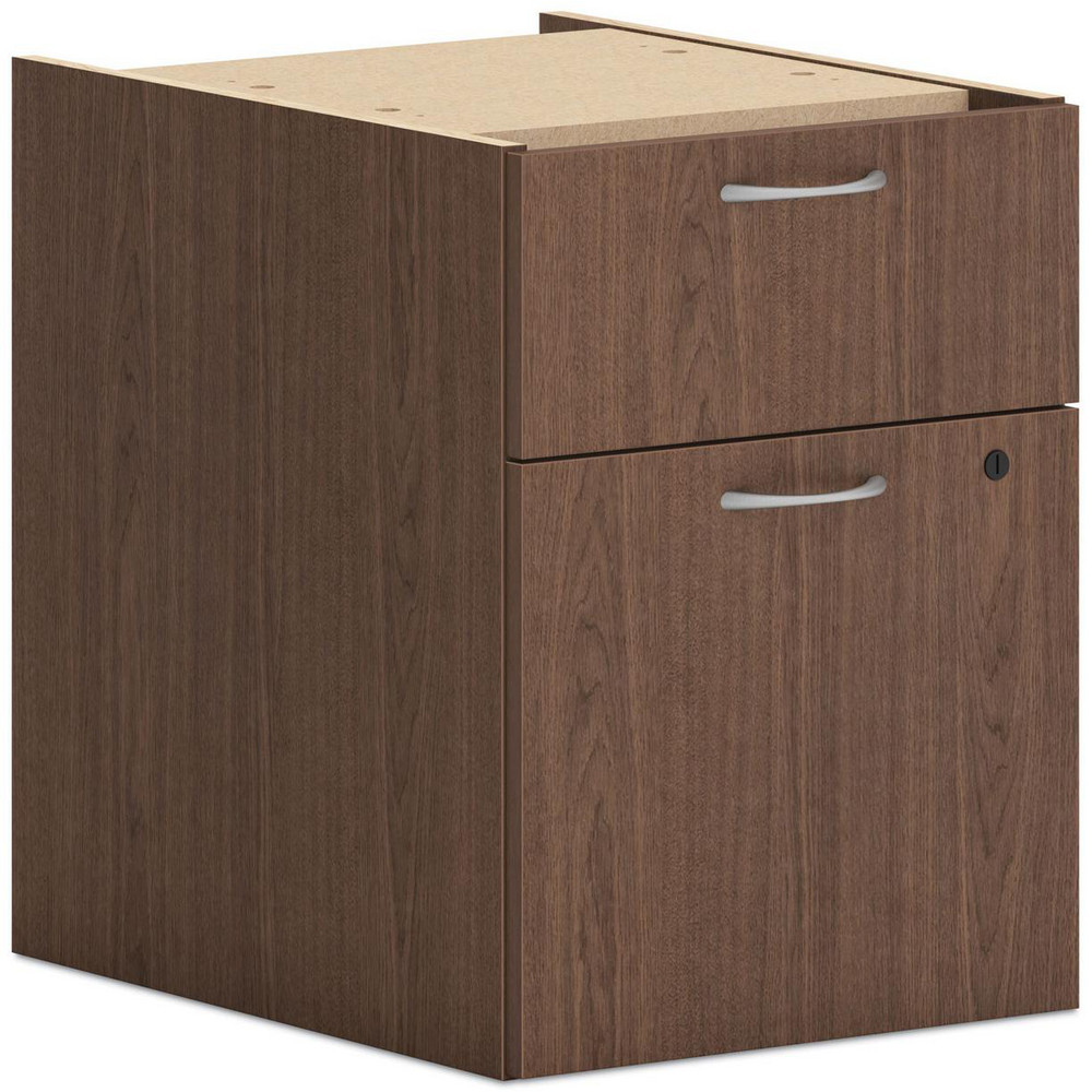 Hon - Vertical File Cabinet: 2.000 Drawer, Woodgrain Laminate, Walnut ...