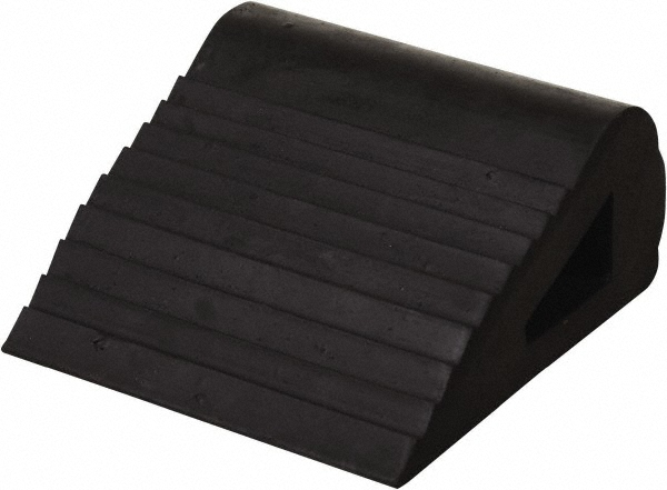 Vestil - 6" Wide x 3-1/4" High x 6-1/2" Deep, Rubber Wheel Chock ...