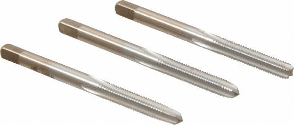 Made in USA - Tap Set: #10-32 UNF, 4 Flute, Bottoming Plug & Taper ...