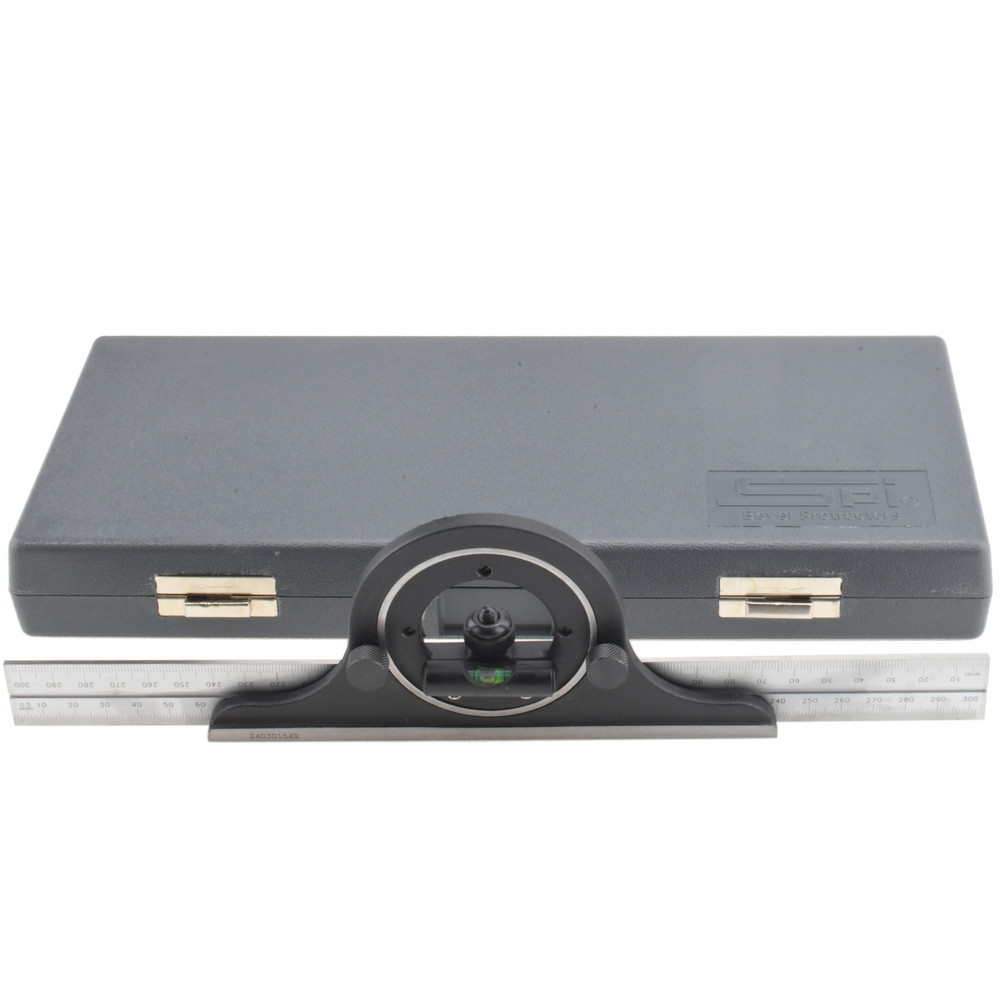 SPI - 12 Inch Long Blade, 180° Max Measurement, Bevel Protractor | MSC ...