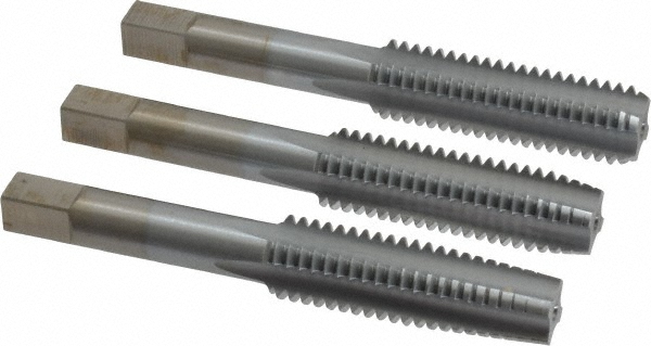 Made in USA - Tap Set: 1/2-13 UNC, 4 Flute, Bottoming Plug & Taper ...