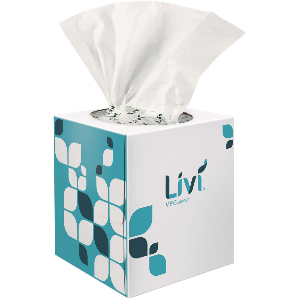 Livi - Facial Tissue: Cube Box, No, 3240, White | MSC Direct