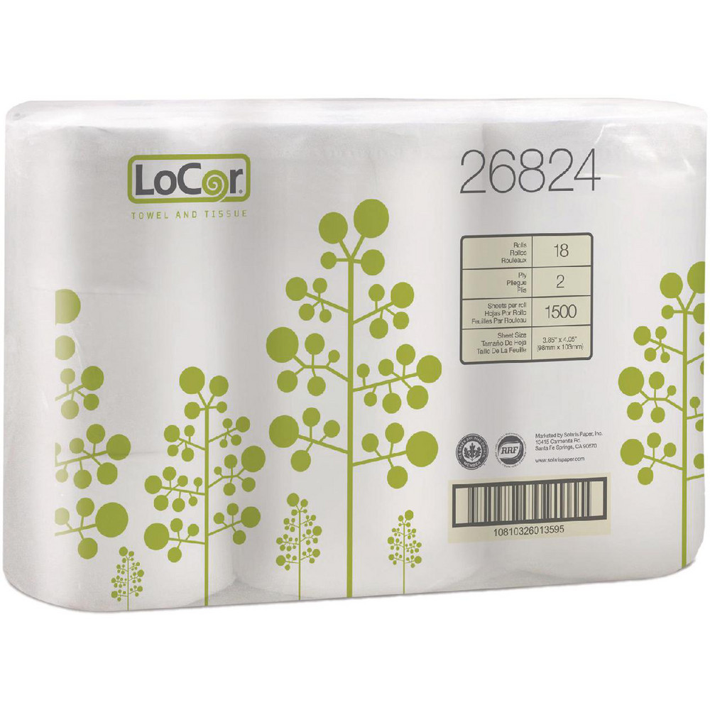 LoCor - Toilet Tissue: Form: Standard Roll; Type: High Capacity Roll ...