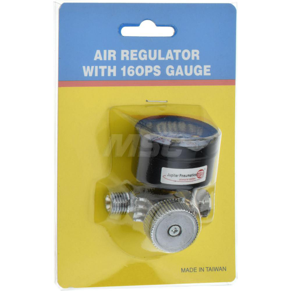 PRO-SOURCE - Compressed Air Regulator: 1/4" NPT, 120 Max psi, Dial Air ...