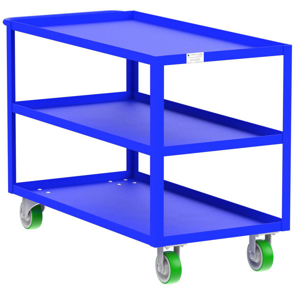 Valley Craft - Shelf Utility Cart: 53" Long, 24" Wide, Steel, 2000 lb ...