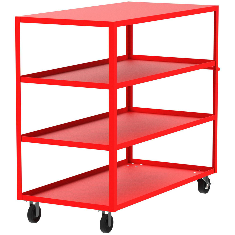 Valley Craft - Shelf Utility Cart: 65" Long, 30" Wide, Steel, 3600 lb ...