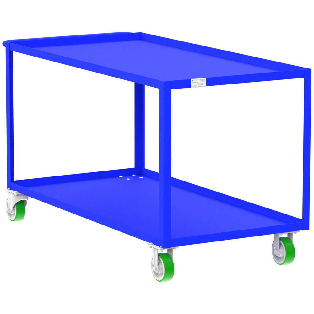 Valley Craft - Shelf Utility Cart: 65" Long, 30" Wide, Steel, 2000 lb ...