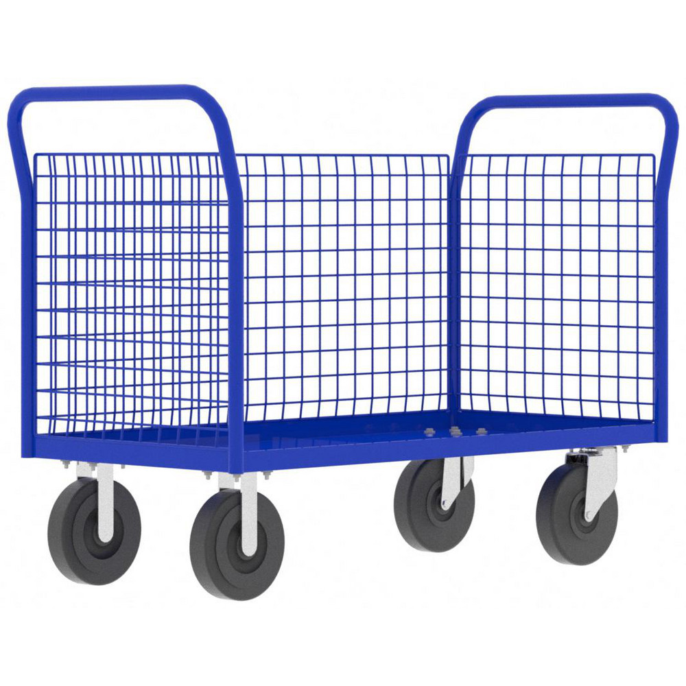 Valley Craft - Cage Utility Cart: 52" Long, 24" Wide, Steel, 2000.000 ...