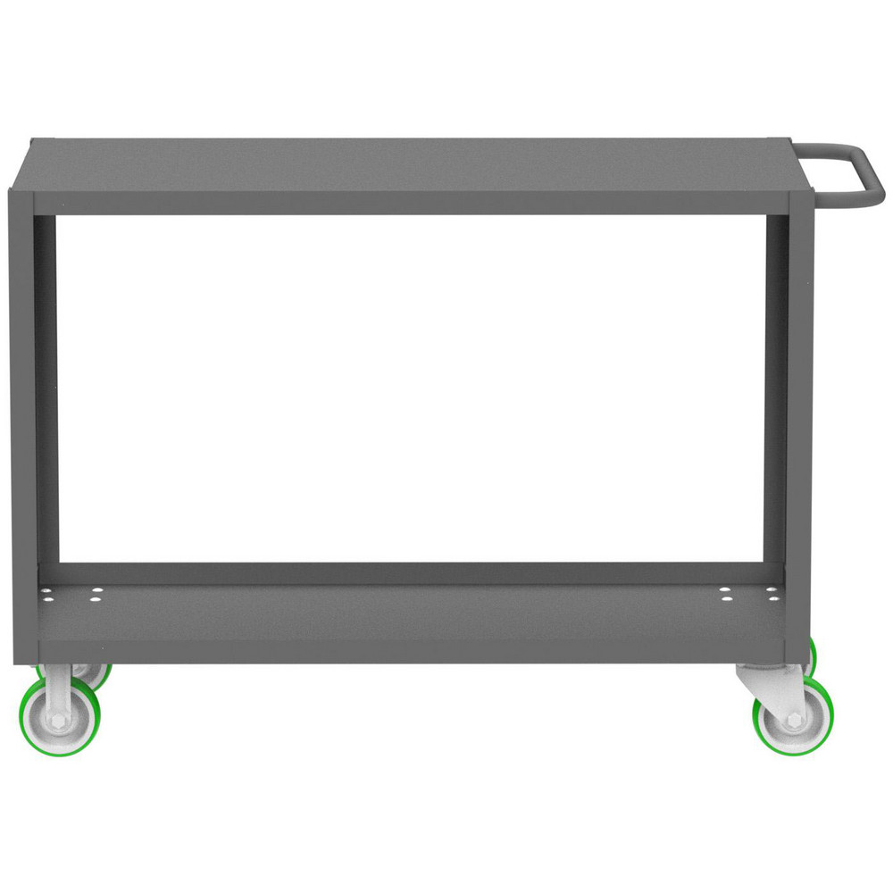 Valley Craft - Shelf Utility Cart: 53" Long, 24" Wide, Steel, 2000 lb ...