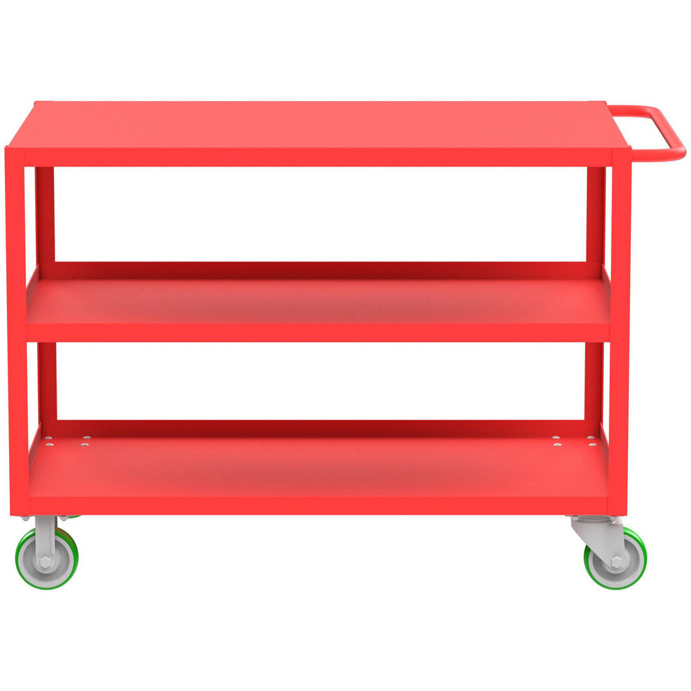 Valley Craft - Shelf Utility Cart: 53" Long, 30" Wide, Steel, 2000 lb ...