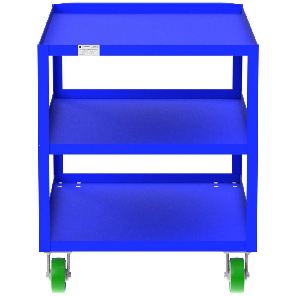 Valley Craft - Shelf Utility Cart: 53" Long, 30" Wide, Steel, 2000 lb ...
