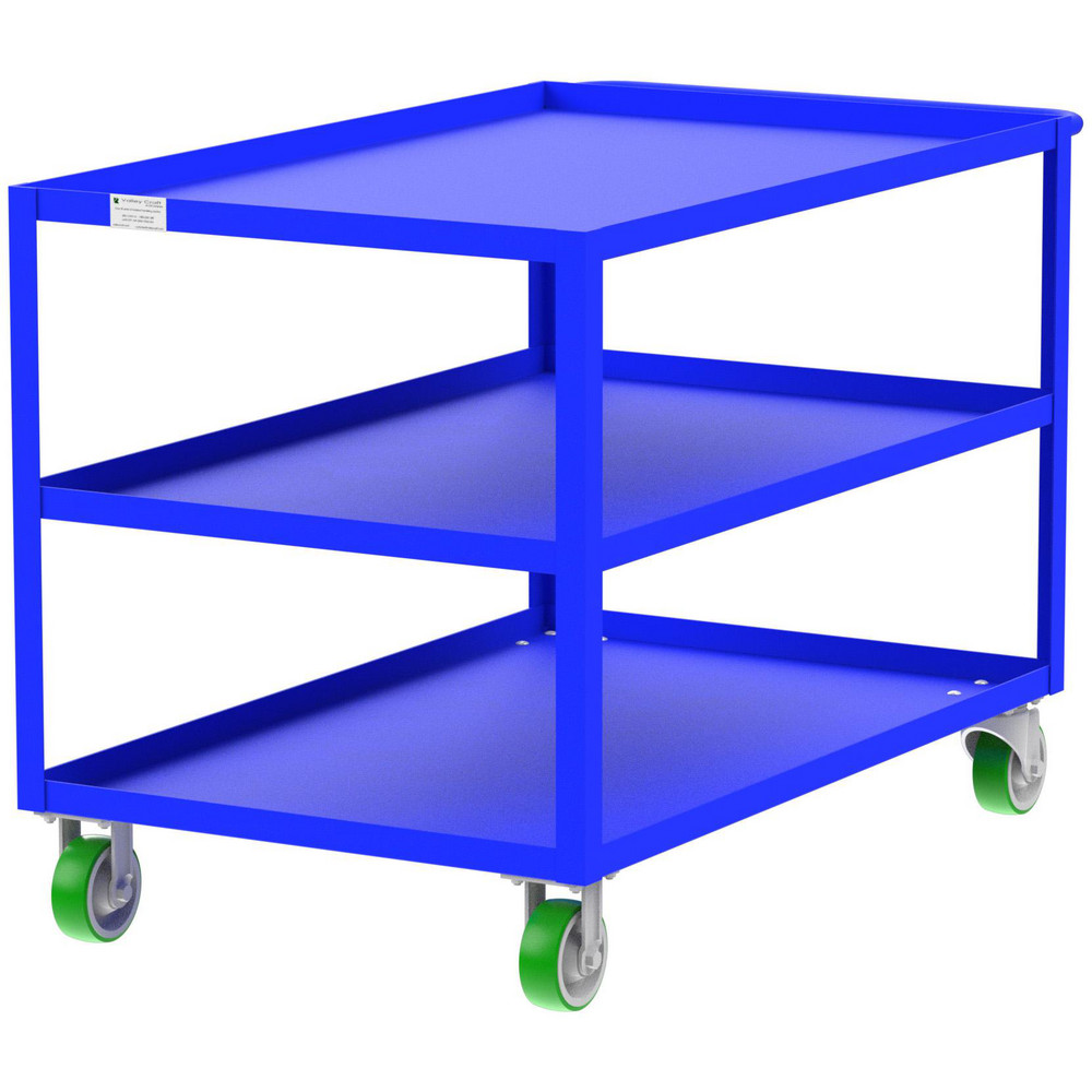 Valley Craft - Shelf Utility Cart: 53" Long, 30" Wide, Steel, 2000 lb ...