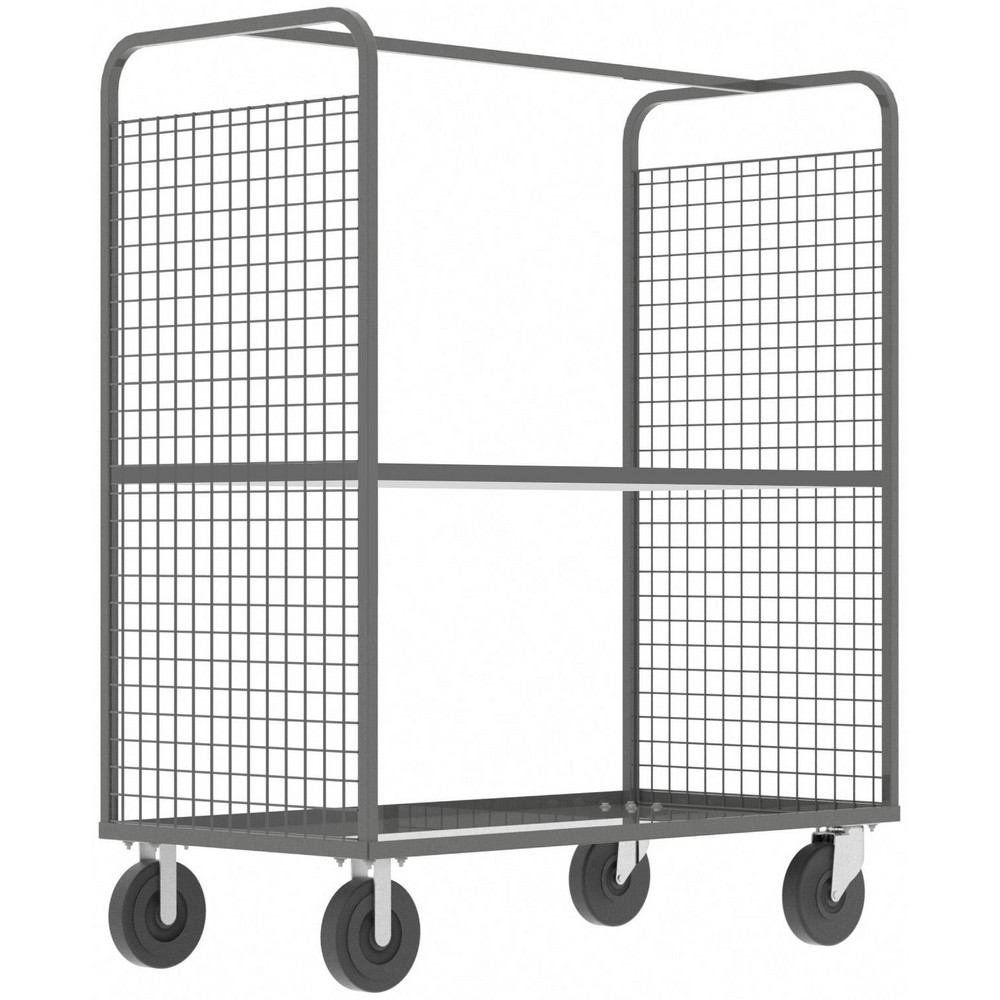 Valley Craft - Cage Utility Cart: 57" Long, 30" Wide, Steel, 1600.000 ...