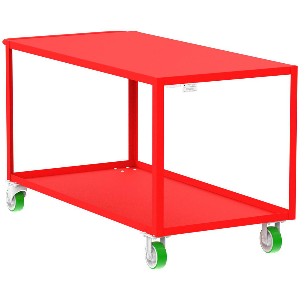 Valley Craft - Shelf Utility Cart: 65" Long, 30" Wide, Steel, 2000 lb ...