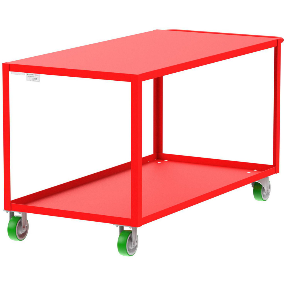 Valley Craft - Shelf Utility Cart: 65" Long, 30" Wide, Steel, 2000 lb ...