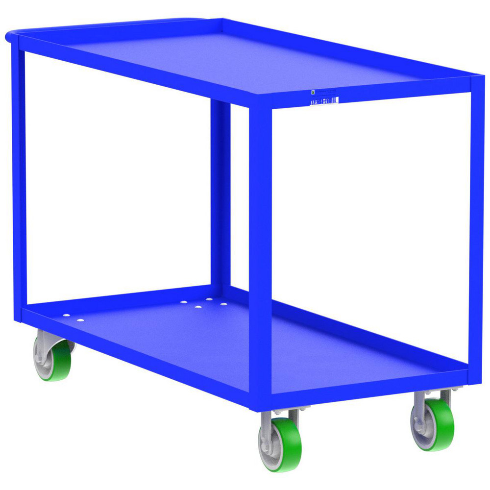 Valley Craft - Shelf Utility Cart: 53" Long, 24" Wide, Steel, 2000 lb ...