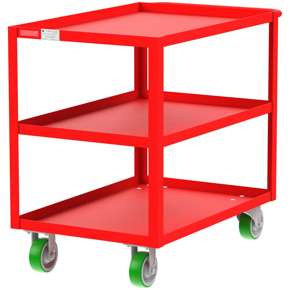Valley Craft - Shelf Utility Cart: 41" Long, 24" Wide, Steel, 2000 lb ...