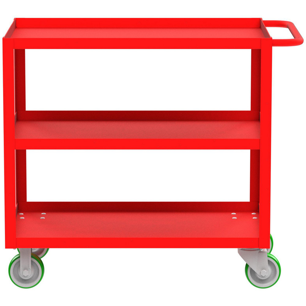Valley Craft - Shelf Utility Cart: 41" Long, 24" Wide, Steel, 2000 lb ...