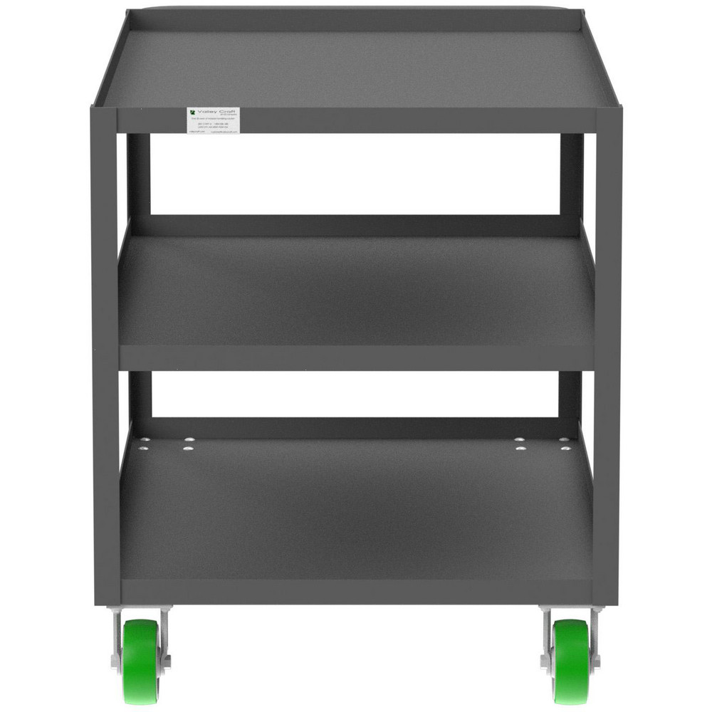 Valley Craft - Shelf Utility Cart: 53" Long, 30" Wide, Steel, 2000 lb ...