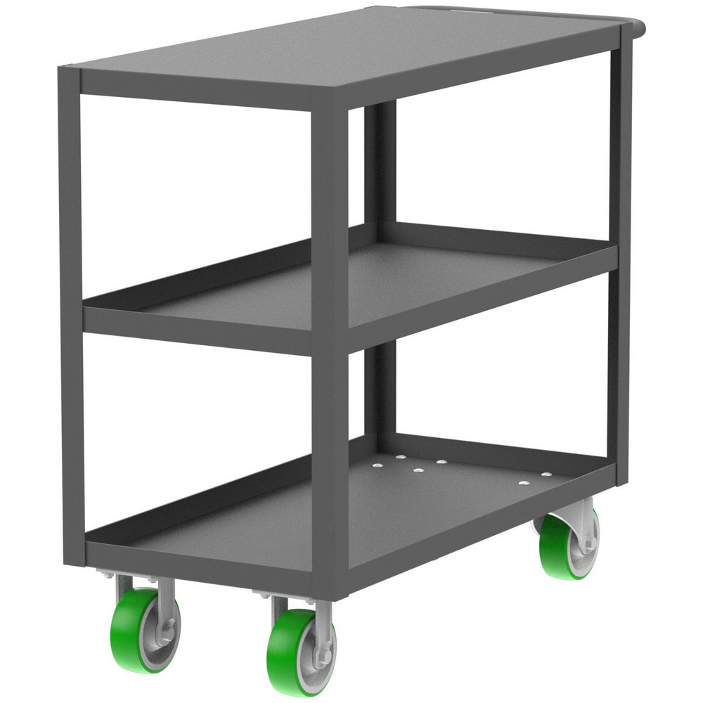 Valley Craft - Shelf Utility Cart: 41" Long, 18" Wide, Steel, 2000 lb ...