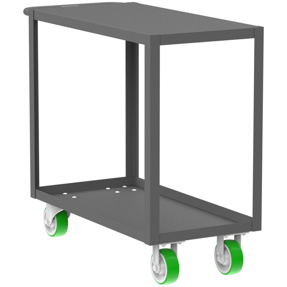 Valley Craft - Shelf Utility Cart: 41" Long, 18" Wide, Steel, 2000 lb ...