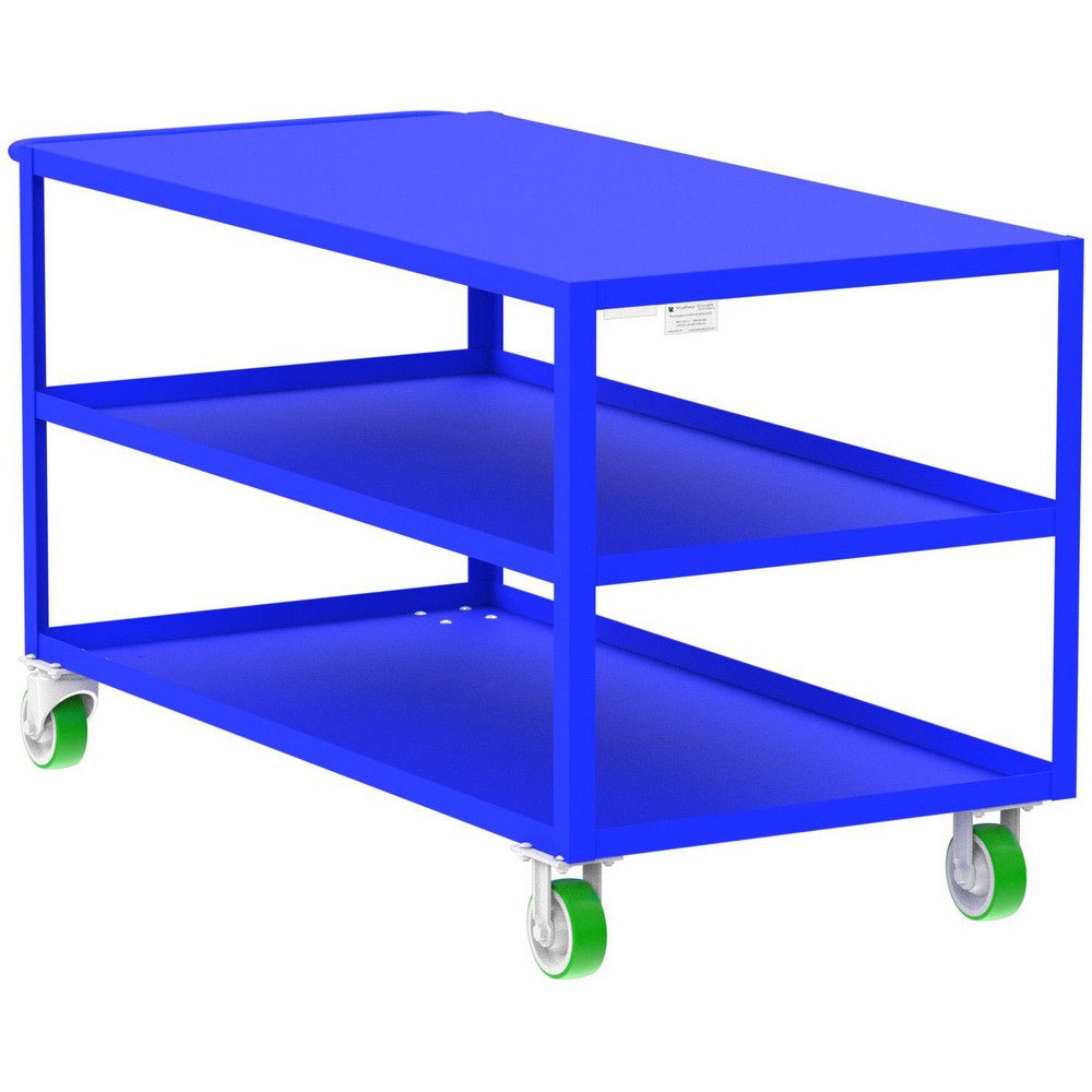 Valley Craft - Shelf Utility Cart: 65" Long, 30" Wide, Steel, 2000 lb ...