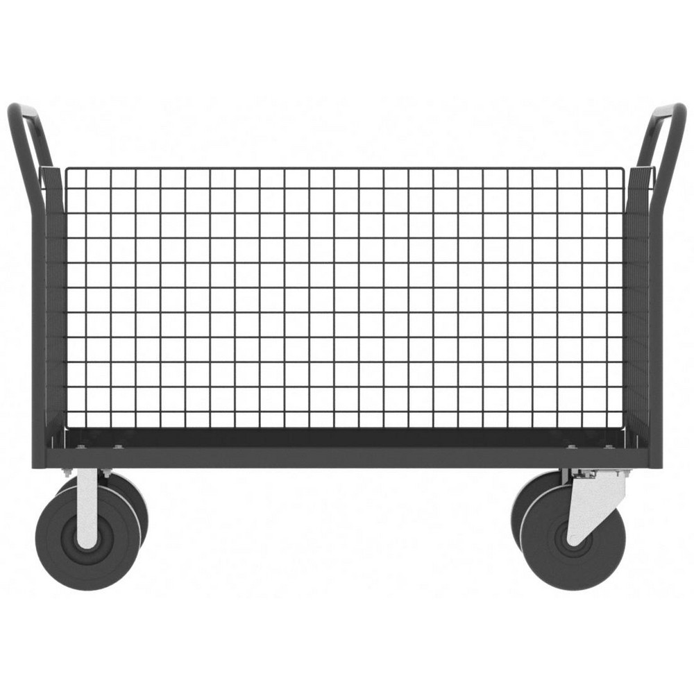 Valley Craft - Cage Utility Cart: 52" Long, 24" Wide, Steel, 2000 lb ...
