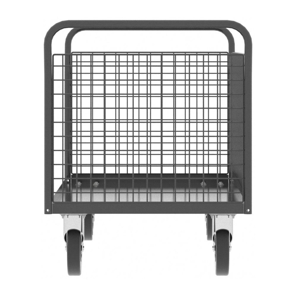 Valley Craft - Cage Utility Cart: 52" Long, 24" Wide, Steel, 2000 lb ...