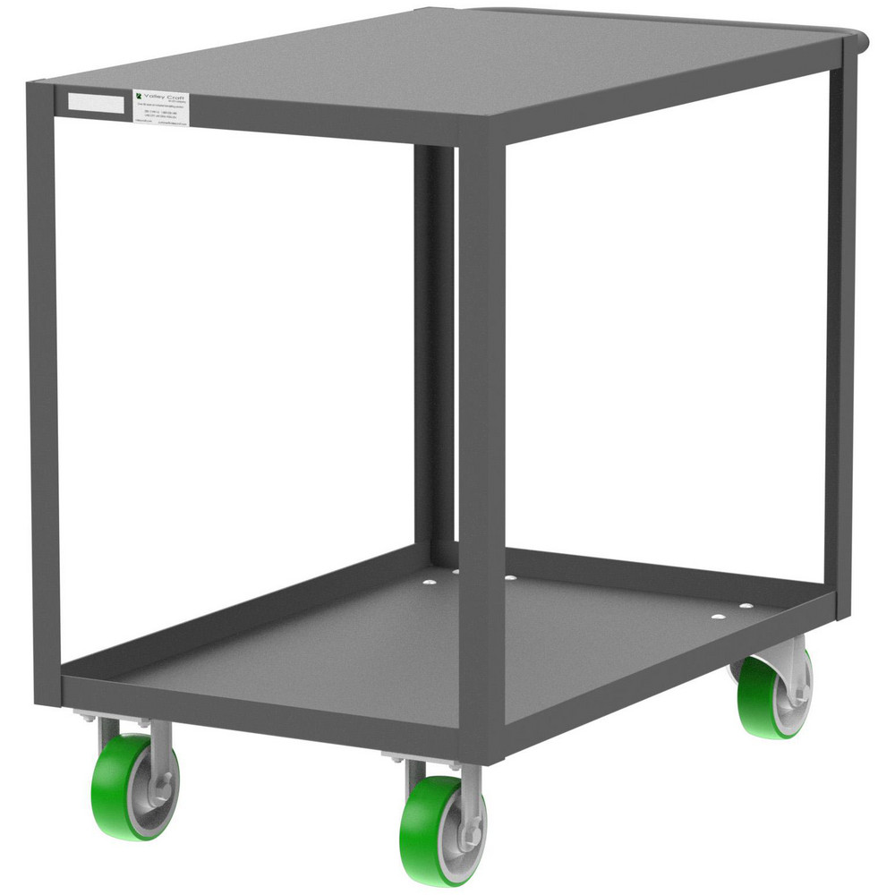 Valley Craft - Shelf Utility Cart: 41" Long, 24" Wide, Steel, 2000 lb ...