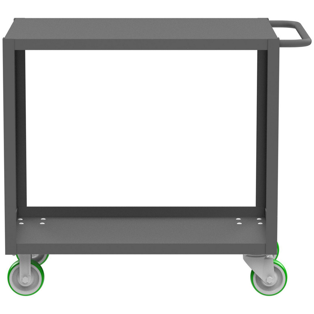 Valley Craft - Shelf Utility Cart: 41" Long, 24" Wide, Steel, 2000 lb ...
