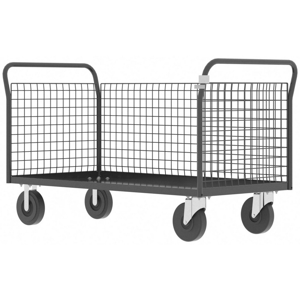 Valley Craft - Cage Utility Cart: 64" Long, 30" Wide, Steel, 2000 lb ...