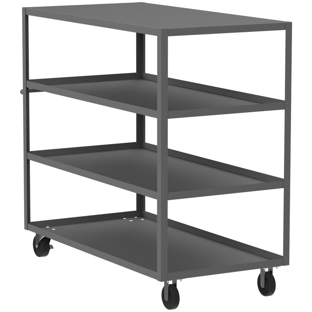 Valley Craft - Shelf Utility Cart: 65" Long, 30" Wide, Steel, 3600 lb ...