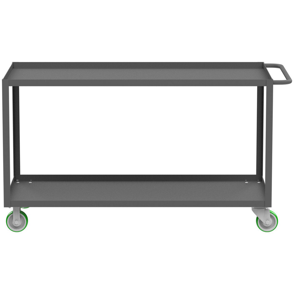 Valley Craft - Shelf Utility Cart: 65" Long, 30" Wide, Steel, 2000 lb ...