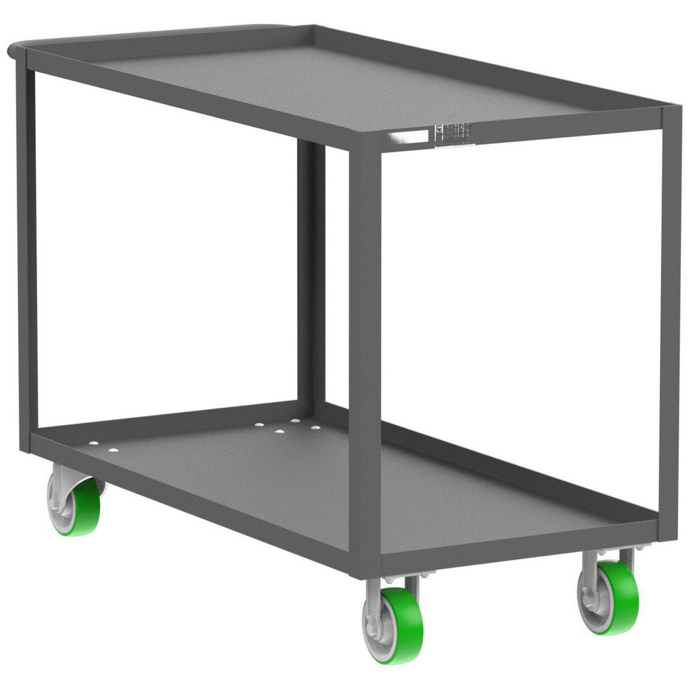 Valley Craft - Shelf Utility Cart: 53" Long, 24" Wide, Steel, 2000 lb ...