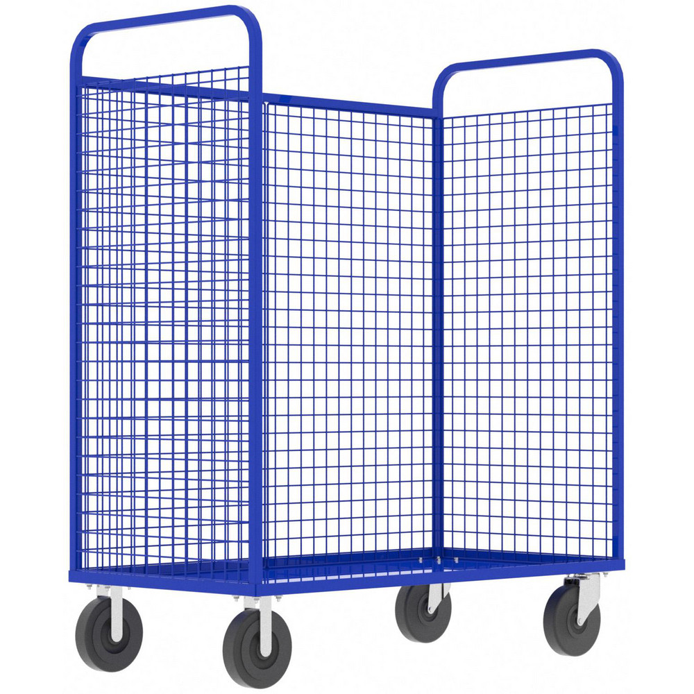 Valley Craft - Cage Utility Cart: 57" Long, 30" Wide, Steel, 1600 lb ...