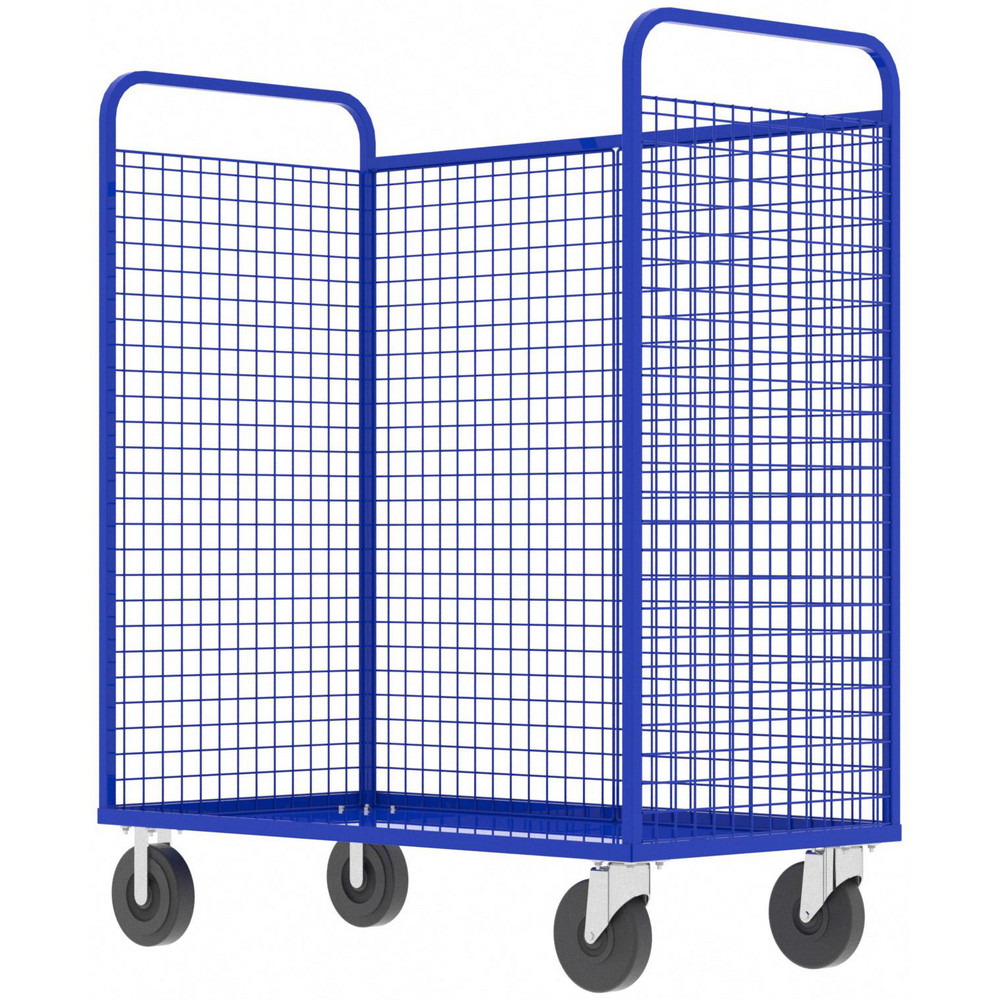 Valley Craft - Cage Utility Cart: 57" Long, 30" Wide, Steel, 1600 lb ...