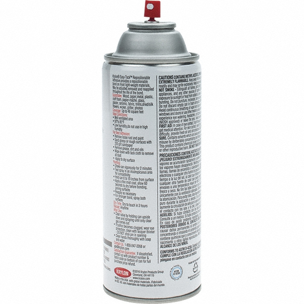 Krylon - 11 oz Aerosol Clear Spray Adhesive - 74497363 - MSC Industrial ...