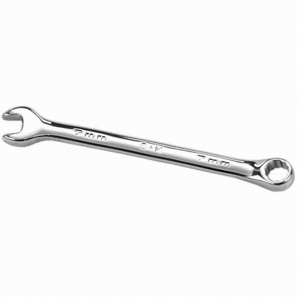 SK - Combination Wrench: 7.00 mm Head Size, 15 deg Offset | MSC Direct