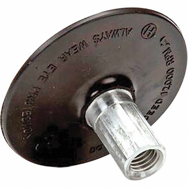 3M - Disc Backing Pad: 4" Dia, Quick-Change Type R | MSC Direct