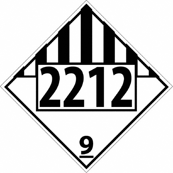 AccuformNMC - DOT - Shipping & Vehicle - 2212, 10-3/4" Wide x 10-3/4 ...