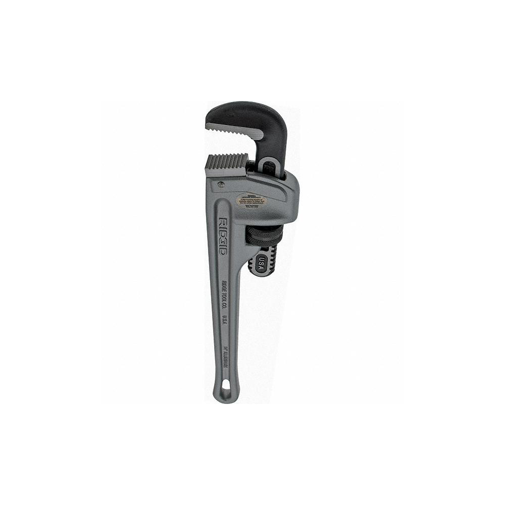 Ridgid - Straight Pipe Wrench: 2" Max, 14" OAL, Aluminum | MSC Direct