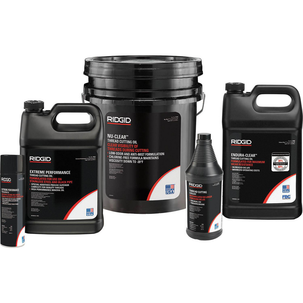 Ridgid - Pipe Cutting & Threading Oil: Oil Type: Thread Cutting Oil ...