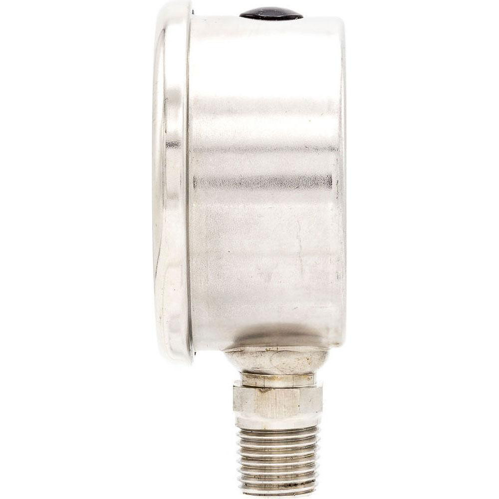 PIC Gauges - Pressure Gauge: 2" Dial Dia, 0 to 200 psi, 1/4" MNPT, Lower Mount | MSC Direct